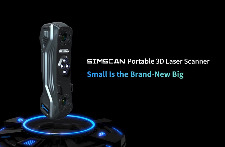 The latest version of the handheld 3D laser scanner- SCANOLOGY